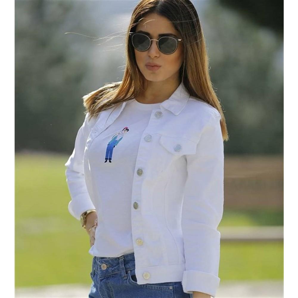 Quvera White Denim Jacket – The Engineers of Clothes